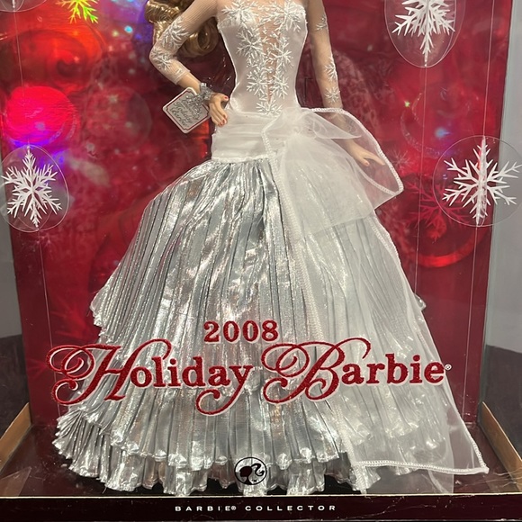 Barbie | Toys | New In Box Holiday Barbie 2th Anniversary Doll 2008 ...